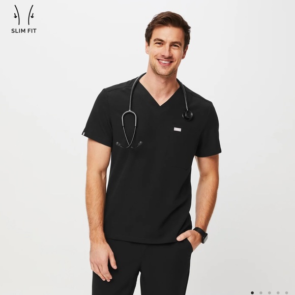 Figs | Shirts | Nwt Figs Slim Leon Threepocket Scrub Top | Poshmark